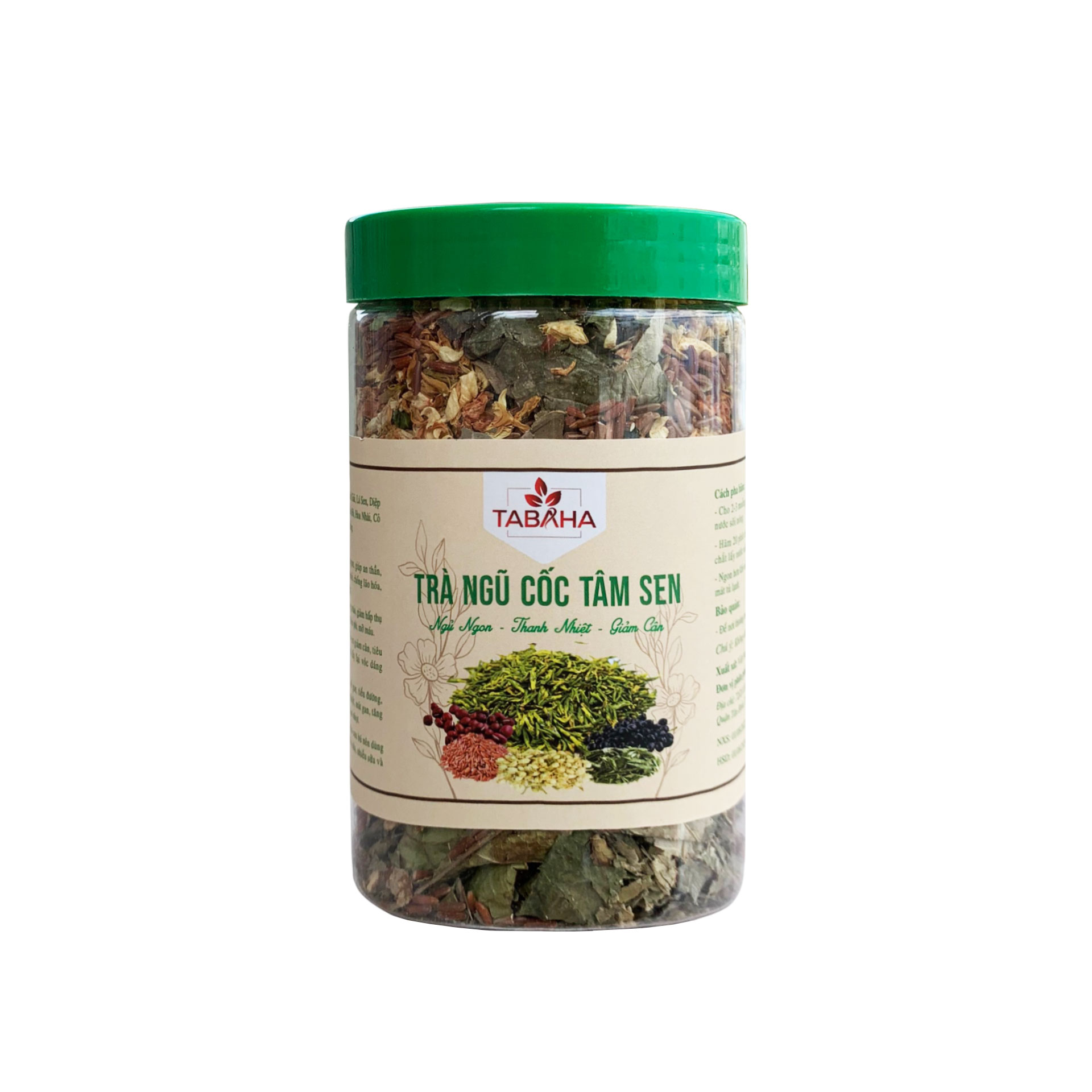 Trà Ngũ Cốc Tâm Sen Tabaha 500g - Tabaha